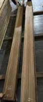 China 0.50mm Natural Burma Teak Wood Veneer Quarter Cut Grade AB for Cabinet Furniture for sale