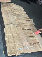 China AB Grade Red Oak Wood Veneer 0.45mm Crown Cut Quarter Cut for Furniture Door Cabinet for sale