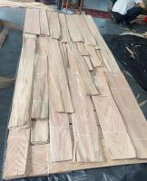 China AB Grade Red Oak Wood Veneer 0.45mm Crown Cut Quarter Cut for Furniture Door Cabinet for sale