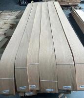 China Quarter Cut American Red Oak Veneer Panel AAA Grade 0.45mm Thickness 250cm Length for sale