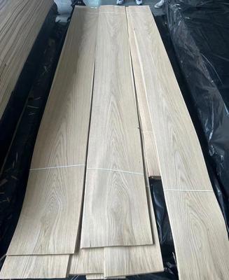 China American White Oak Wood Veneer 0.50mm Crown Cut Panel AA Grade for Furniture Cabinets for sale