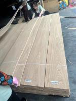 China AAA Grade 0.4mm White Oak Wood Veneer Crown Cut Panel for Furniture Cabinets for sale