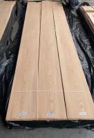 China Red Oak Wood Veneer Panel AAA Grade 0.5mm Crown Cut Length 250cm Width 12cm for sale