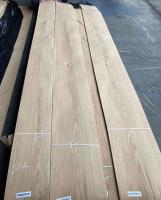 China White Oak Wood Veneer 0.4mm Knotty Grade Plain Slice for Furniture Cabinets Doors for sale