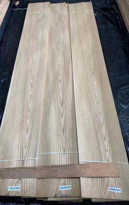 China 0.5mm Red Oak Wood Veneer Crown Cut Panel A Grade 250cm Length 12cm Width for sale