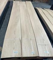 China 0.5mm Red Oak Wood Veneer Crown Cut Panel A Grade 250cm Length 12cm Width for sale