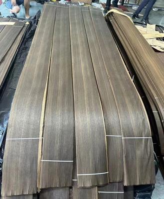 China 0.5mm Quarter Cut Smoked European Oak Wood Veneer 250cm Length Panel Grade A for Furniture for sale