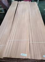 China AA Grade Sapele Wood Veneer 1mm Flat Cut Panel for Furniture and Doors for sale