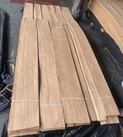 China 0.45mm White Oak Wood Veneer Grade AA Quarter Cut 120-220cm for Door for sale
