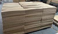China European White Oak Wood Flooring Veneer AB Grade Light Color 0.6mm Thickness 600x125mm for sale