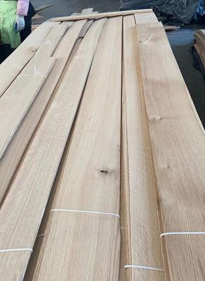 China White Oak Wood Veneer 0.42-2.0mm Flake Quarter Cut for Retro Furniture for sale