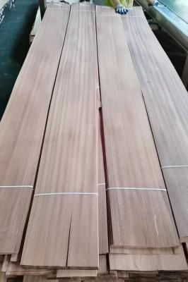 China 1mm Sapele Wood Veneer Flat Cut AA Grade Panel for Furniture Door Cabinet 250cm Length for sale