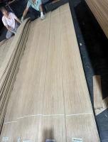 China Lonson White Oak Wood Veneer Crown Cut Panel Grade A Thickness 2mm for sale