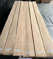 China A Grade White Oak Wood Veneer 0.5mm Thickness Crown Cut for Door Furniture for sale