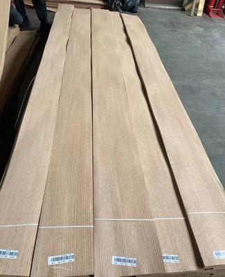 China Quarter straight Red Oak natural Veneer panel 0.5mm thickness  AAAGrade for sale