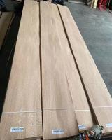 China Quarter straight Red Oak natural Veneer panel 0.5mm thickness  AAAGrade for sale