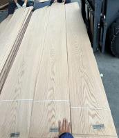 China Crown  cut Red Oak Veneer panel 0.5mm Wood Veneer AA Grade Stainable for sale