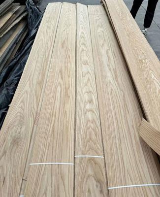 China European White Oak Veneer Panel A Grade 0.5mm Thickness Quarter Cut 250cm Length for sale