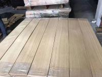 China Quarter Cut White Oak Wood Flooring Veneer 150mm Width 930mm Length 0.45mm Thickness for sale