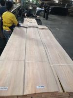China Flat Cut Cherry Veneer MDF Door Leaf Natural Wood Veneer 0.4mm for sale