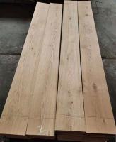 China 190mm Wood Flooring Veneer 8% Moisture Plain Sliced White Oak for sale