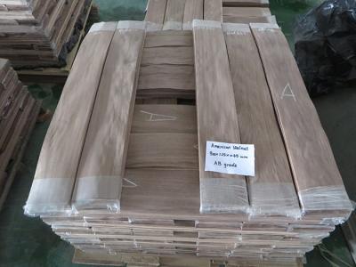 China Width 125mm Flat Cut Juglans Black Walnut Wood Veneer 0.02mm Tolerance for sale
