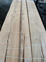 China Plain Sliced 0.45mm Tiger Oak Veneer MDF Wood Veneer for Guitar Furniture for sale