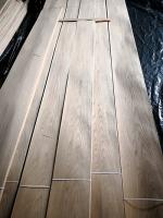 China Quercus White Oak Wood Veneer Flat Cut 245cm Length 8% Moisture for sale