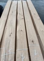 China White Oak Natural Wood Veneer Flat Cut 2mm Thickness Knotty Grade C for Rustic Furniture for sale