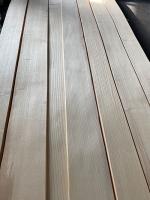 China 0.7mm White Ash Natural Wood Veneer Quarter Cut Panel B Grade 250cm Length Cabinet Veneer for sale