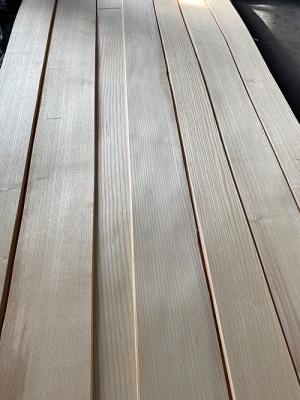 China 0.7mm White Ash Natural Wood Veneer Quarter Cut Panel B Grade 250cm Length Cabinet Veneer for sale
