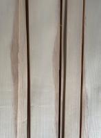 China 0.7mm White Ash Natural Wood Veneer Quarter Cut Panel B Grade 250cm Length Cabinet Veneer for sale