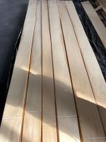 China 0.7mm White Ash Natural Wood Veneer Quarter Cut Panel B Grade 250cm Length Cabinet Veneer for sale