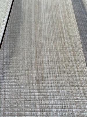 China 0.7mm Rough Cut White Oak Veneer MDF Quarter Sawn A/B Grade 120cm+ for sale