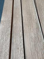 China Furniture Tiger Flake Engineered Oak Veneer Flat Cut 250cm Length for sale