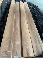 China European White Oak Wood Veneer 0.6mm Crown Cut Panel A Grade 250cm+ Length for sale