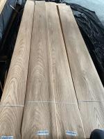 China White Oak Crown Cut Wood Veneer 0.6mm Thickness 120mm Width for Flooring OEM for sale