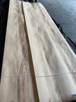 China Natural White Ash Wood Veneer 0.45mm Plain Slice for Furniture Cabinet Door for sale