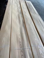 China Width 12cm White Ash Wood Veneer Plain Sliced Panel C Grade OEM for sale