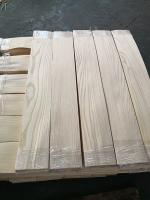 China Cricut White Ash Wood Veneer 0.6mm Flat Cut Flooring Top Layer for sale