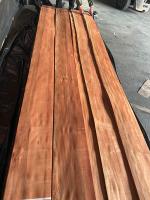 China Natural Red Apple Wood Veneer 0.45mm Thickness 8-12% Moisture A Grade for Furniture Cabinet for sale