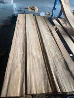 China 0.20mm Exotic Wood Veneer 12cm Width Crown Cut Walnut Veneer for sale
