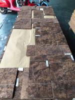 China American Walnut Burl Wood Veneer 0.45mm Grade A Slice Cut for Luxury Decoration for sale