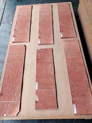 China Sequoia USA Red Wood Burl Veneer 0.45mm Grade A for Luxury Furniture Decoration for sale