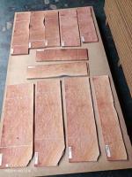 China Sequoia USA Red Wood Burl Veneer 0.45mm Grade A for Luxury Furniture Decoration for sale