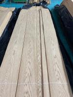 China Crown Cut Red Oak Wood Veneer 0.45mm x 250cm Panel A Grade for Furniture for sale