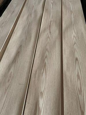 China Red Oak Wood Veneer Crown Cut 0.5mm Thickness Door A Grade 245cm Length MDF Cabinet for sale