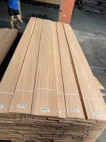 China Quarter Sawn Red Oak Veneer Door Leaf 0.5mm A Grade Natural Wood Veneer for sale