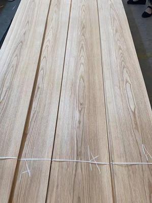China White Ash Natural Plain Sawn Wood Veneer 0.45mm A Grade 8-12% Moisture for sale