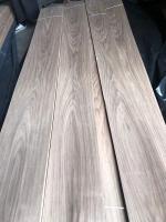 China Crown Cut American Walnut Wood Veneer 0.45mm Thick 250cm Length for sale